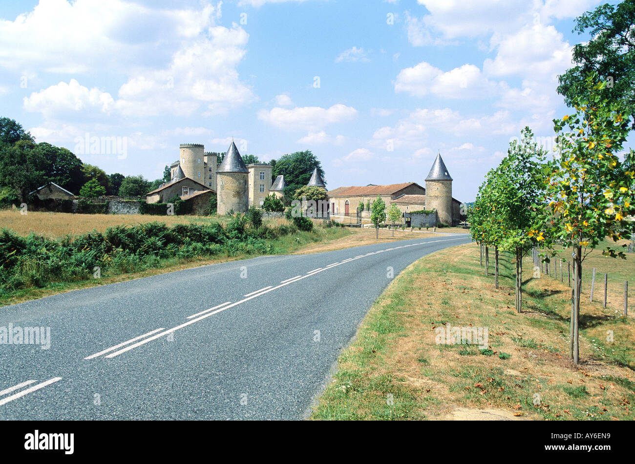 Limousin Haute Vienne Cussac Chateau de Cromières Stock Photo - Alamy