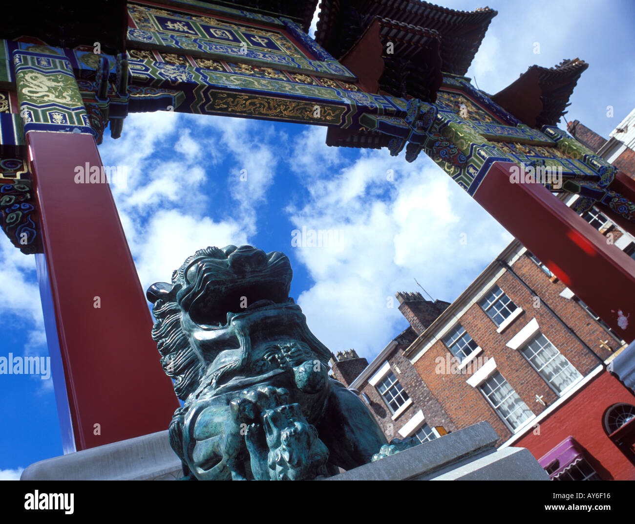 The Chinese Arch Liverpool UK Stock Photo - Alamy