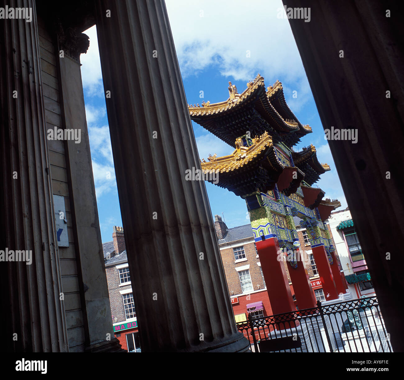 The Chines Arch as seen from the former Great George Street ...