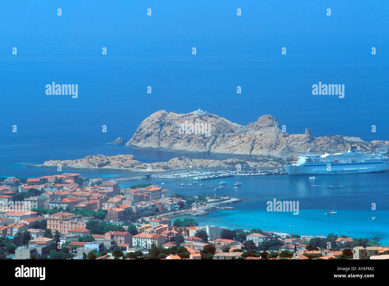 Corse L Ile Rousse Stock Photo - Alamy