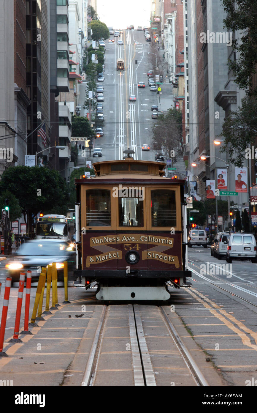 Cable Car San Francisco Hill