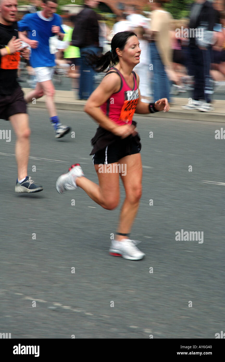 Manchester BUPA Fun Run Stock Photo - Alamy