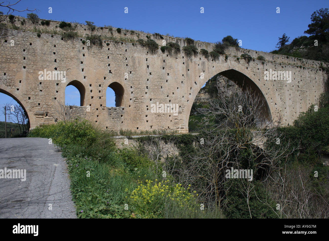THE EGYPTIAN AQUEDUCT AT SPILIA, Crete, Greece, Europe. Photo by Willy ...