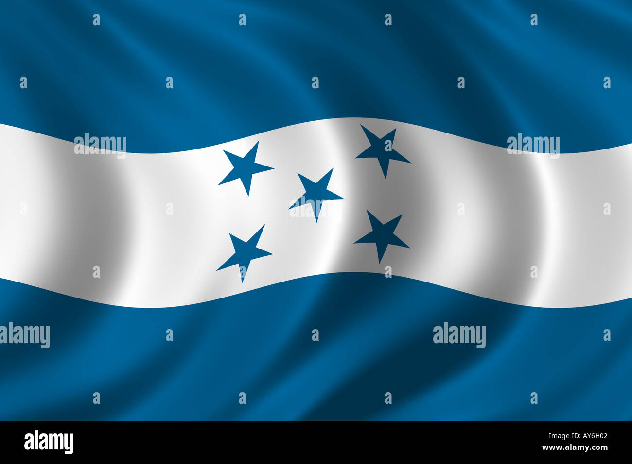 Flag of Honduras Stock Photo - Alamy