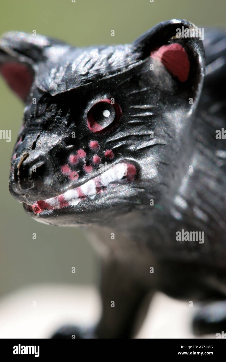 Close up of the head of a plastic rat toy Stock Photo - Alamy