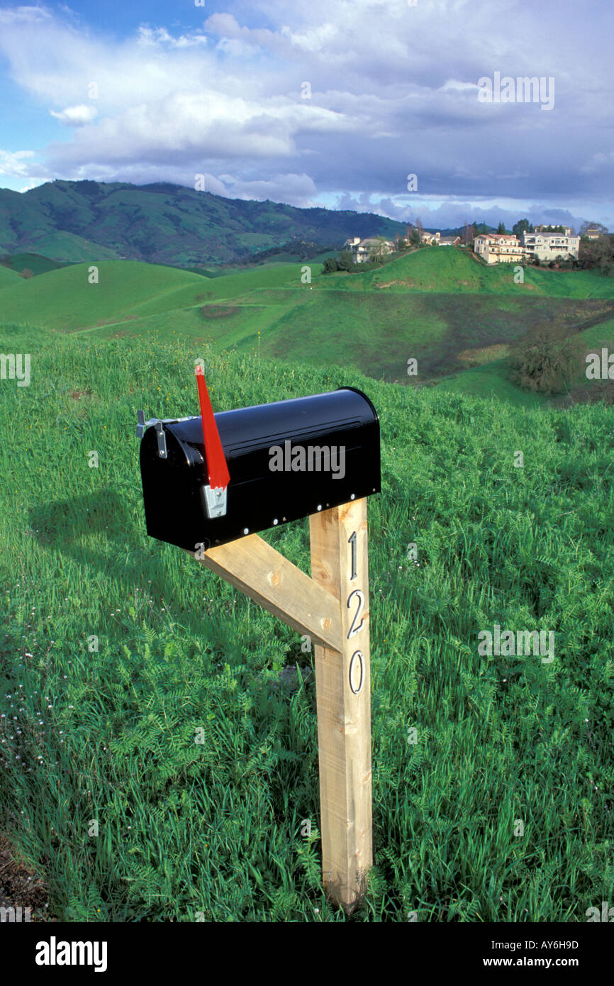 Mailbox at new construction site in housing development Stock Photo - Alamy