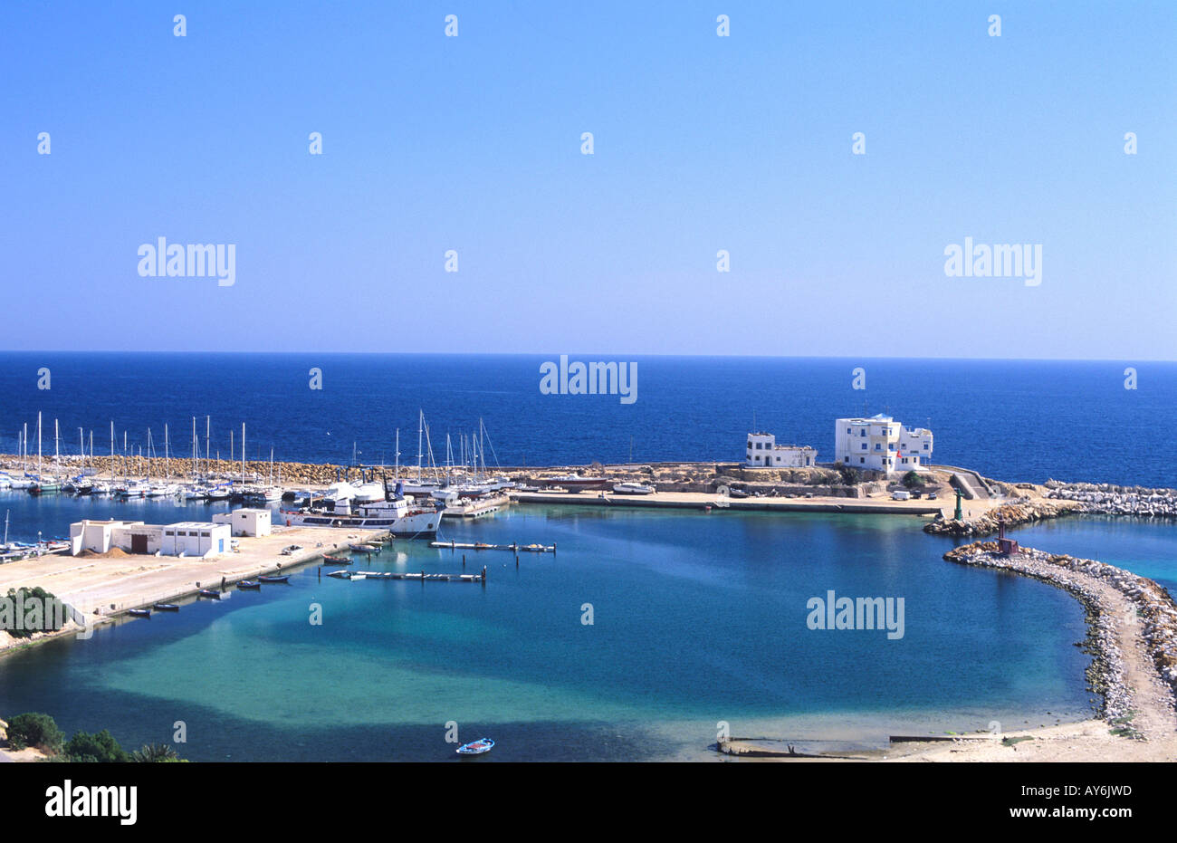 Tunisie Sahel Monastir Le port de plaisance Stock Photo - Alamy