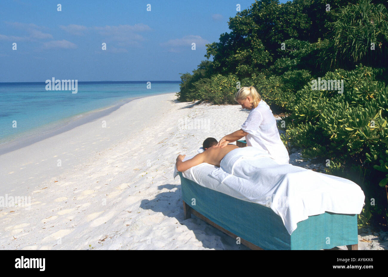 Spa Body massage Stock Photo - Alamy