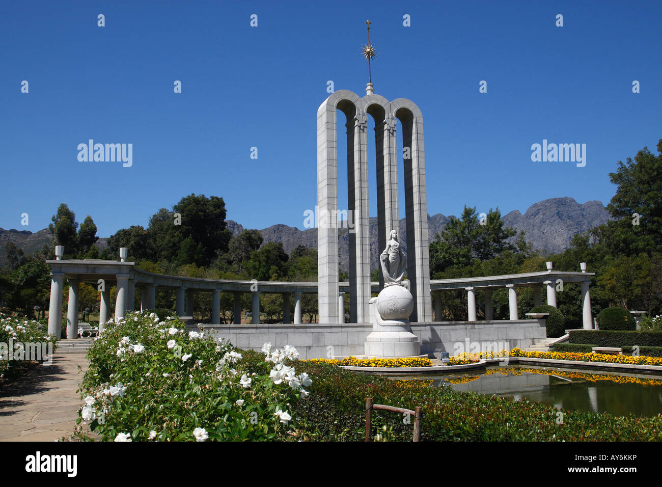 the huguenot monument franschhoek the winelands western cape province ...