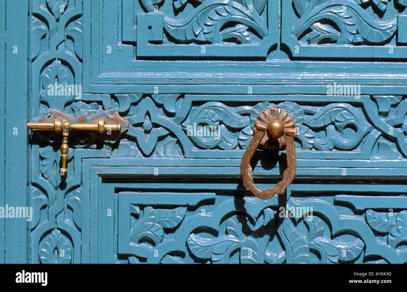 Morocco The Atlantic Coast Casablanca Habous District The Mahakma Stock ...