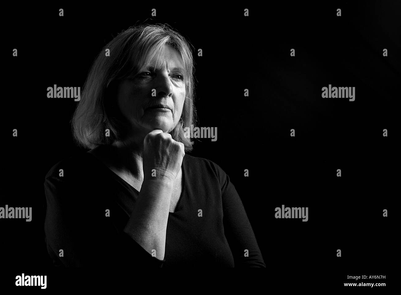 Lady retired Black and White Stock Photos & Images - Alamy