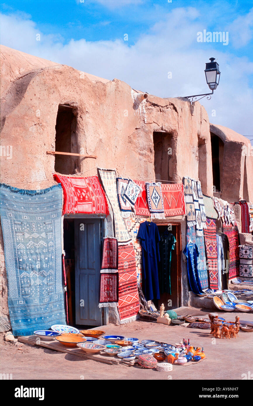 Tunisia The South Jebel Dahar Region Medenine Ksar de Ghorfas Stock ...