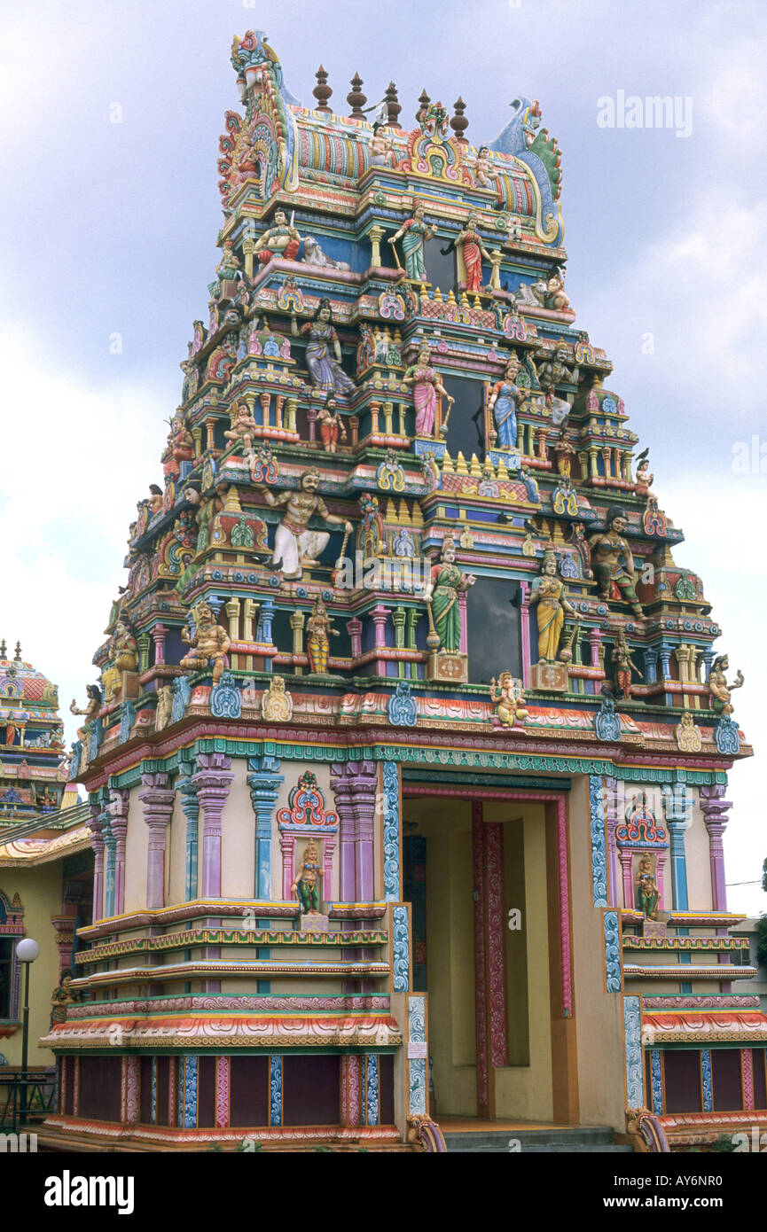 Plaines Wilhems,"Quatre Bornes" Inland "Tamil Temple Stock Photo - Alamy