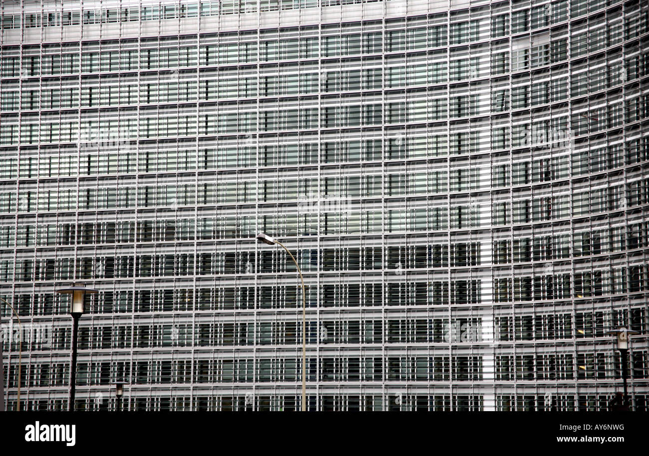 Detail of Berlaymont EC building in Brussels Stock Photo - Alamy