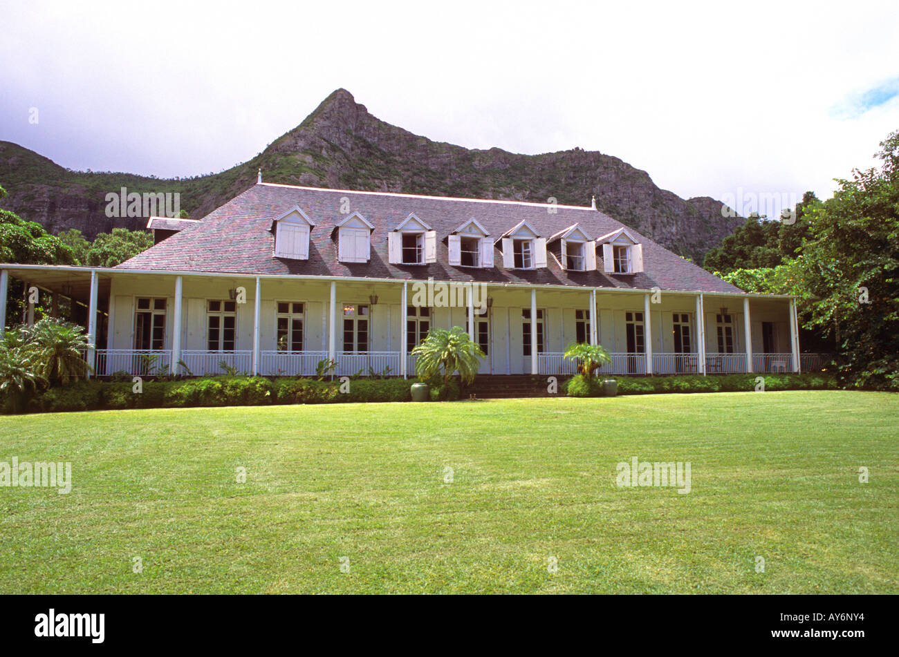 Mauritius South Region Grand Port Overview Stock Photo - Alamy
