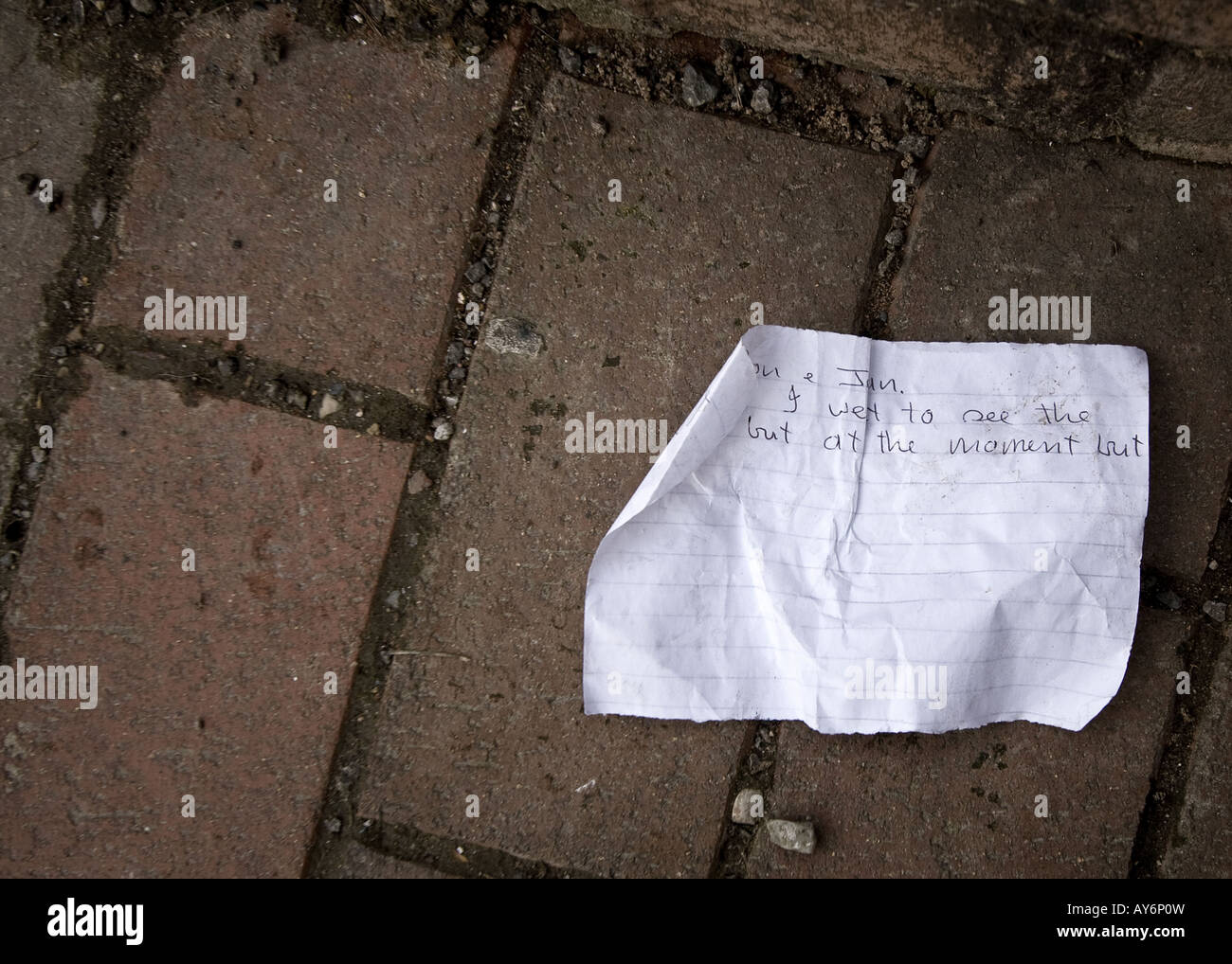 Handwritten note hi-res stock photography and images - Alamy