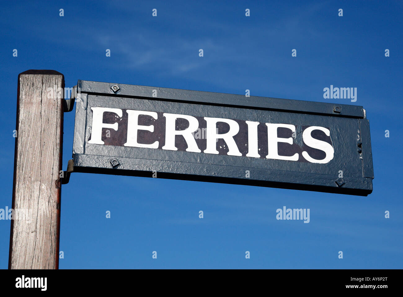 ferries sign at knysna quays knysna garden route western cape province ...