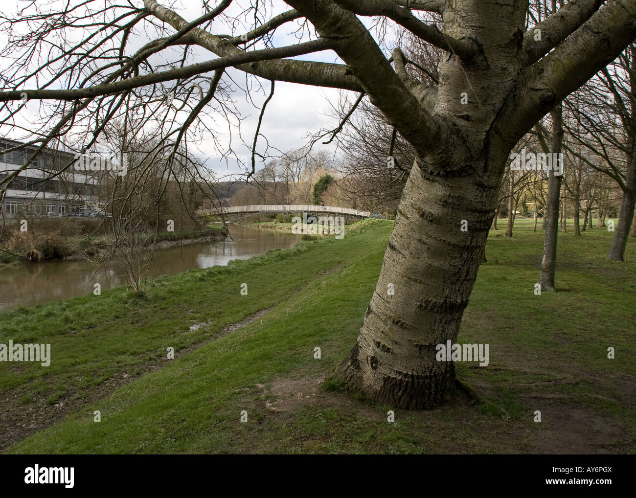 view to wiley's bridge, malling down, lewes Stock Photo - Alamy