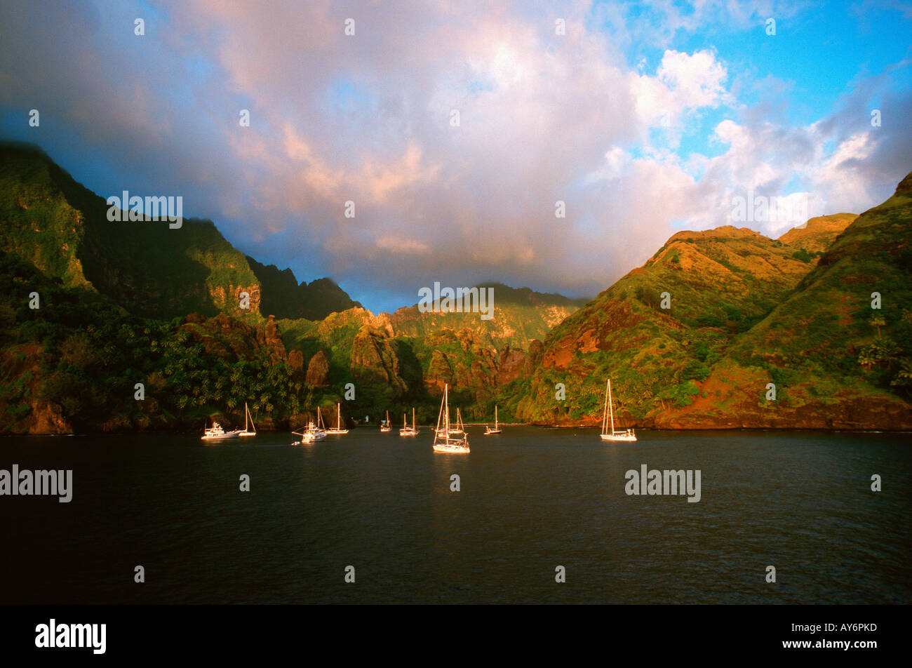 French Polynesia Marquises islands Hiva Oa Stock Photo - Alamy