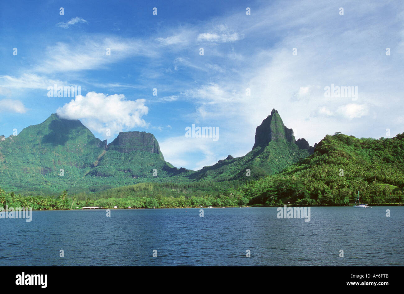 French Polynesia Moorea Stock Photo - Alamy
