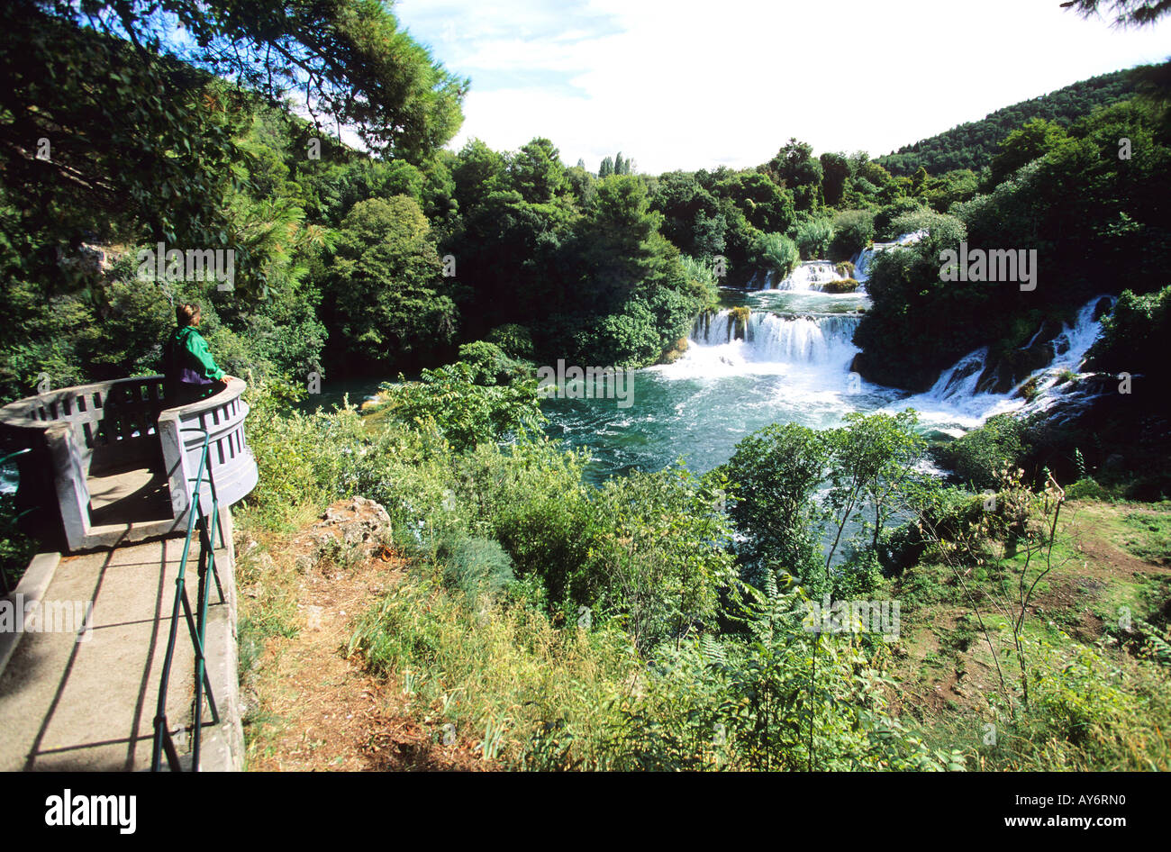 Croatia Parc national Krla Cascade Skradin Stock Photo - Alamy