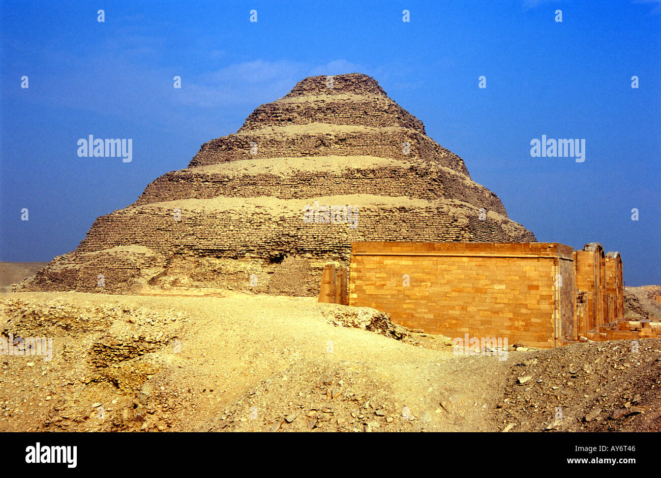 Mastaba tombs djosers step pyramid hi-res stock photography and images ...