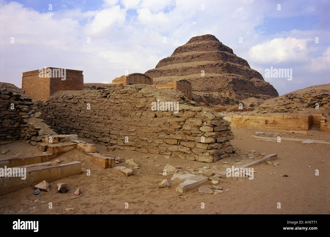 Mastaba Tombs Djoser's step Pyramid of Zoser Sakkara Saqqara Saqqarah ...
