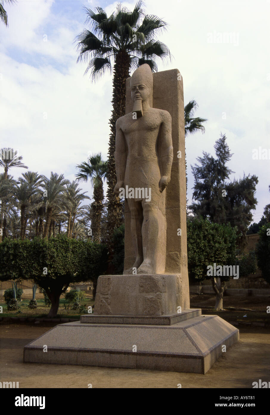 Statue of Ramses II Memphis Cairo Arab Republic of Egypt Egyptian North ...