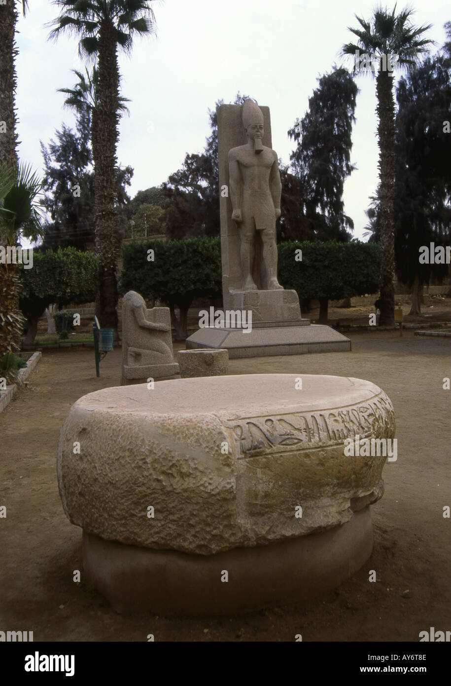 Statue of Ramses II Memphis Cairo Arab Republic of Egypt Egyptian North ...