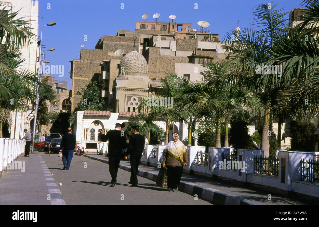 Characteristic View of Islamic Cairo Arab Republic of Egypt Egyptian ...