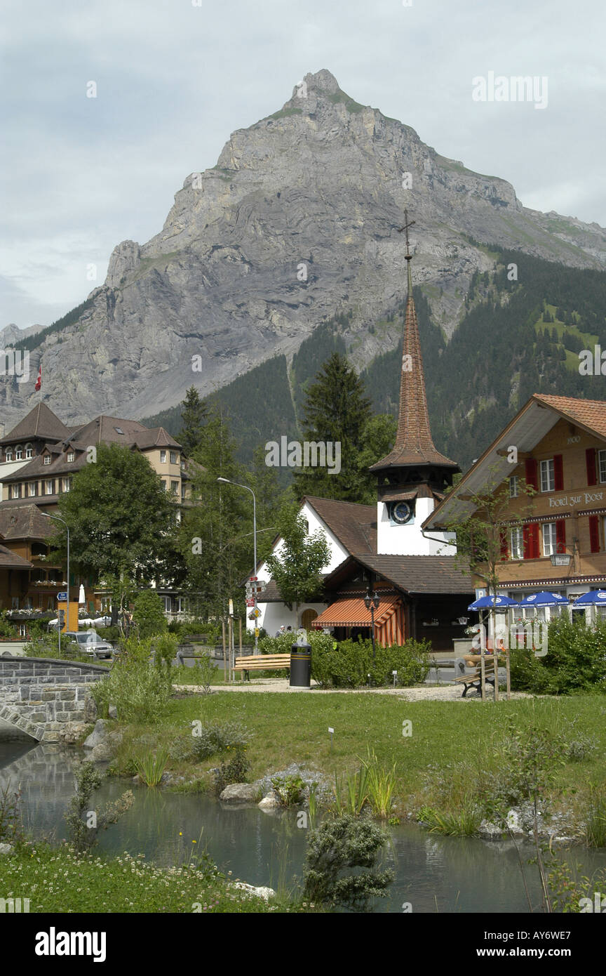 Kandersteg village hi-res stock photography and images - Alamy
