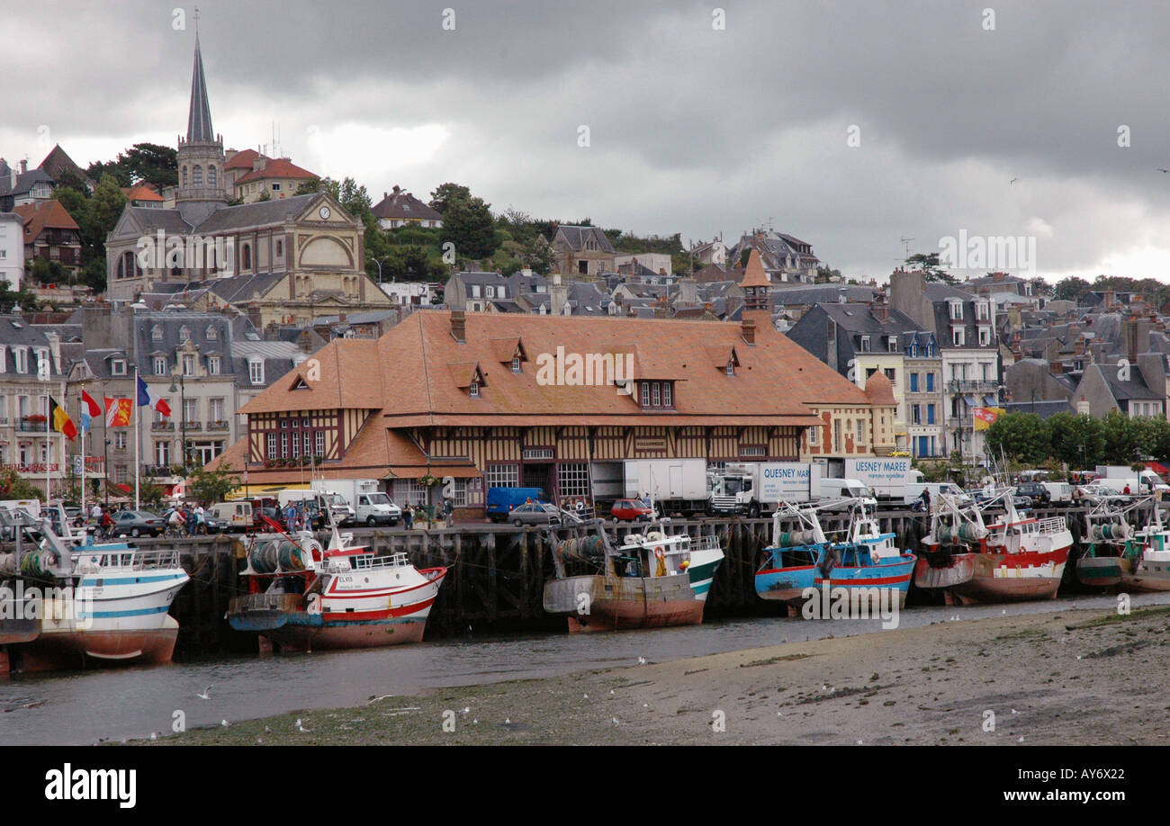 Panoramic View of Trouville English Channel La Manche Normandy North ...