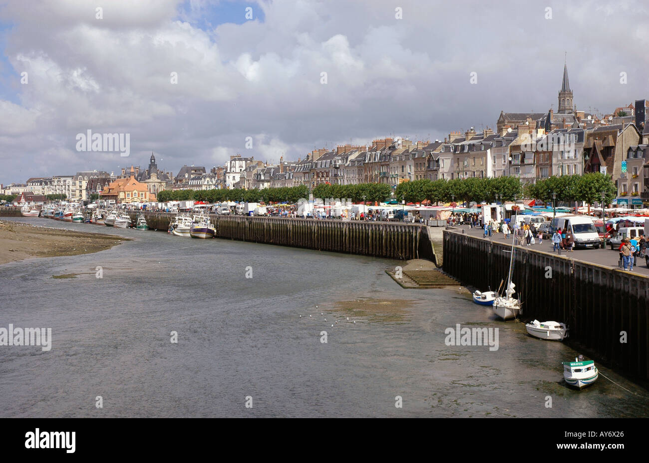 Panoramic View of Trouville English Channel La Manche Normandy North ...