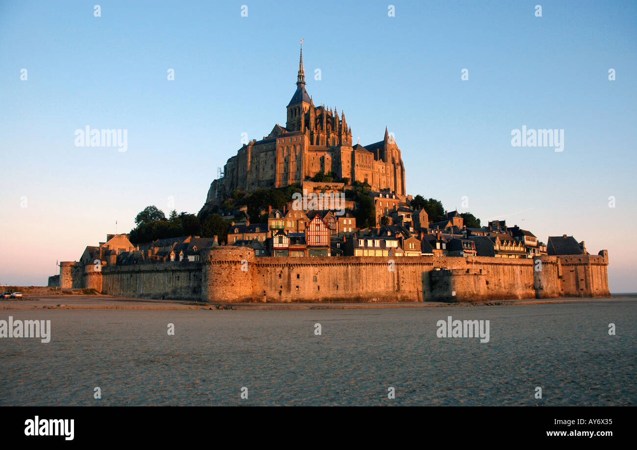 View of Mont Mount Saint Michel Wonder of the West Normandy English ...