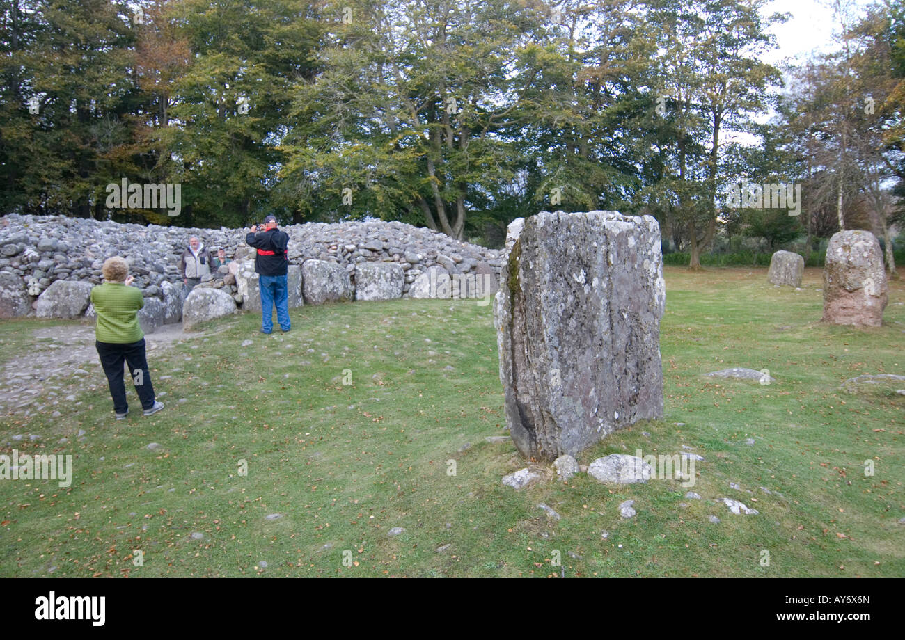 Clava Cairns, near Inverness, Scotland Stock Photo - Alamy