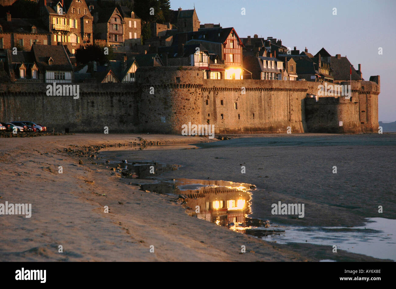 View of Mont Mount Saint Michel Wonder of the West Normandy English ...