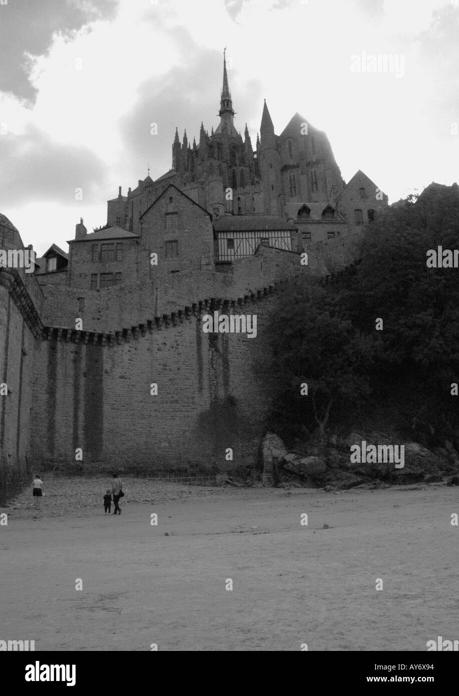 View of Mont Mount Saint Michel Wonder of the West Normandy English ...