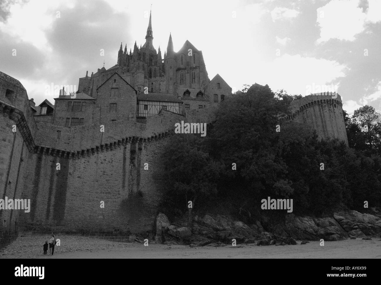 View of Mont Mount Saint Michel Wonder of the West Normandy English ...
