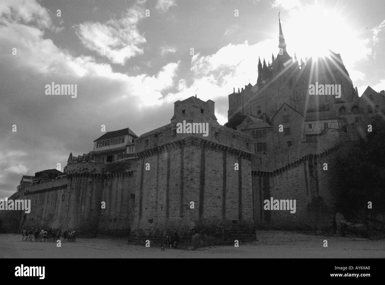 View of Mont Mount Saint Michel Wonder of the West Normandy English ...
