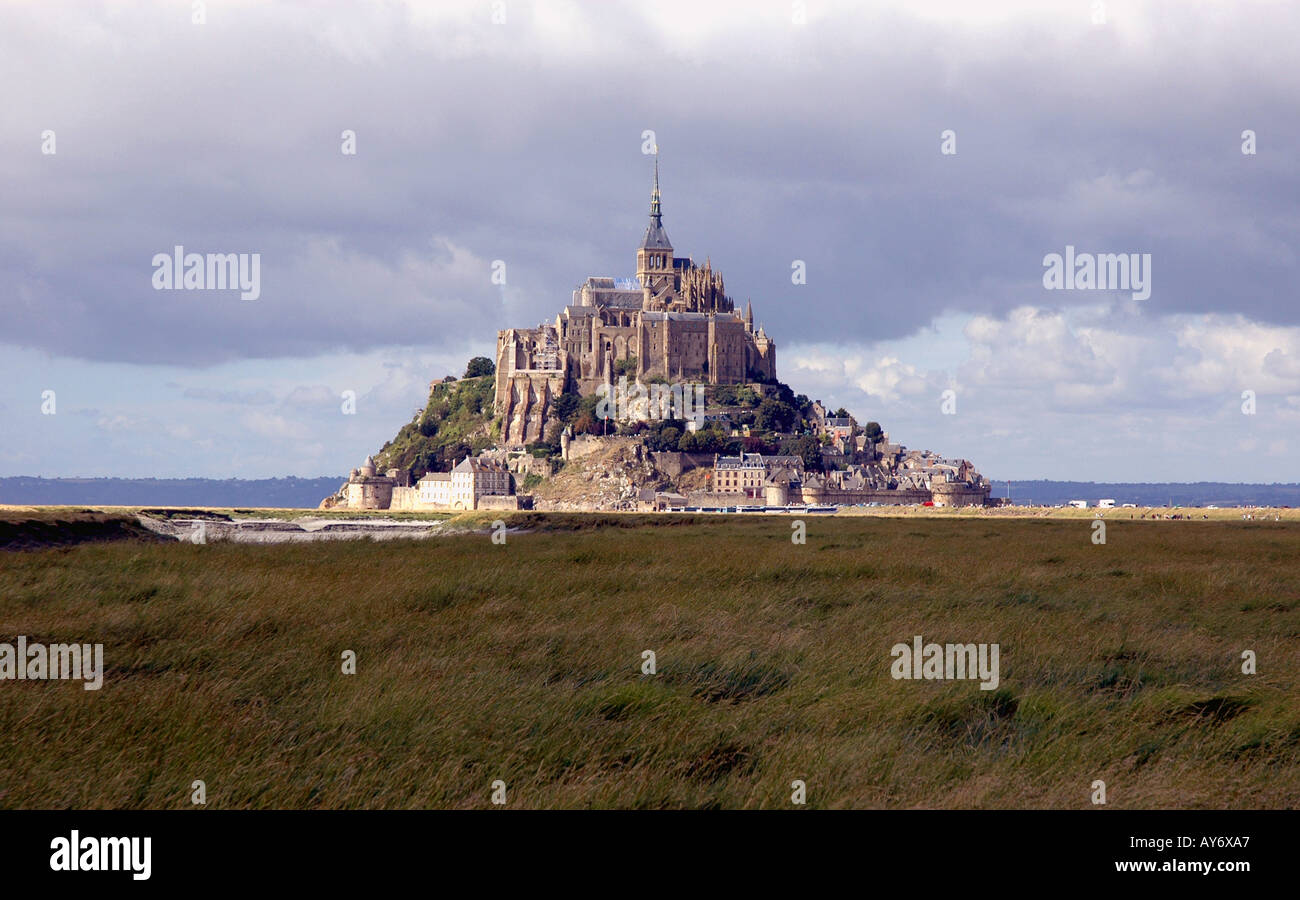 View of Mont Mount Saint Michel Wonder of the West Normandy English ...