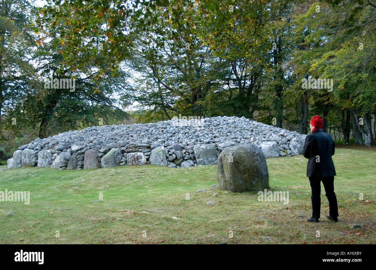 Clava Cairns, near Inverness, Scotland Stock Photo - Alamy