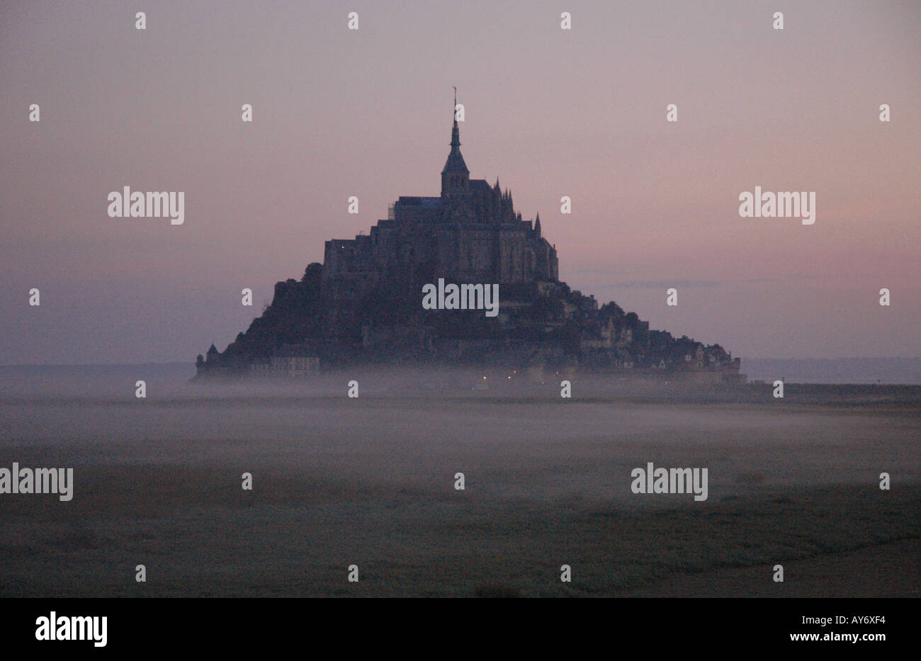 Sunrise at Mont Mount Saint Michel Wonder of the West Normandy English ...