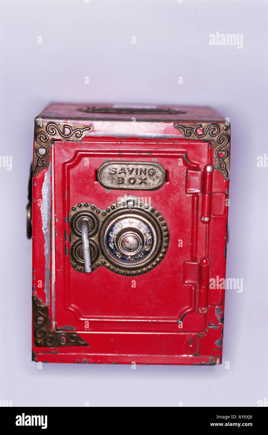 Antique money box hi-res stock photography and images - Alamy