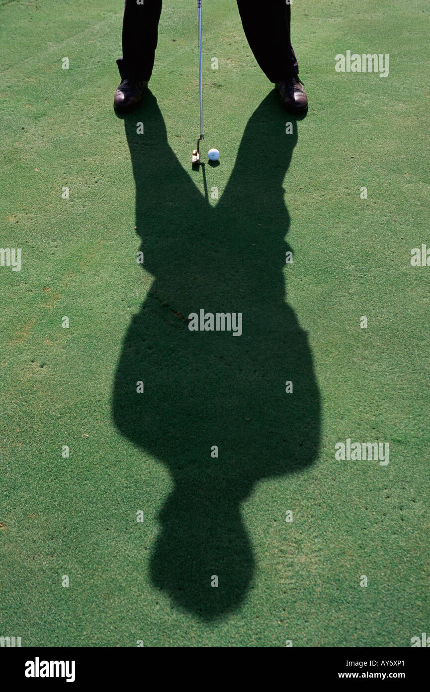 Man golf cut out hi-res stock photography and images - Alamy