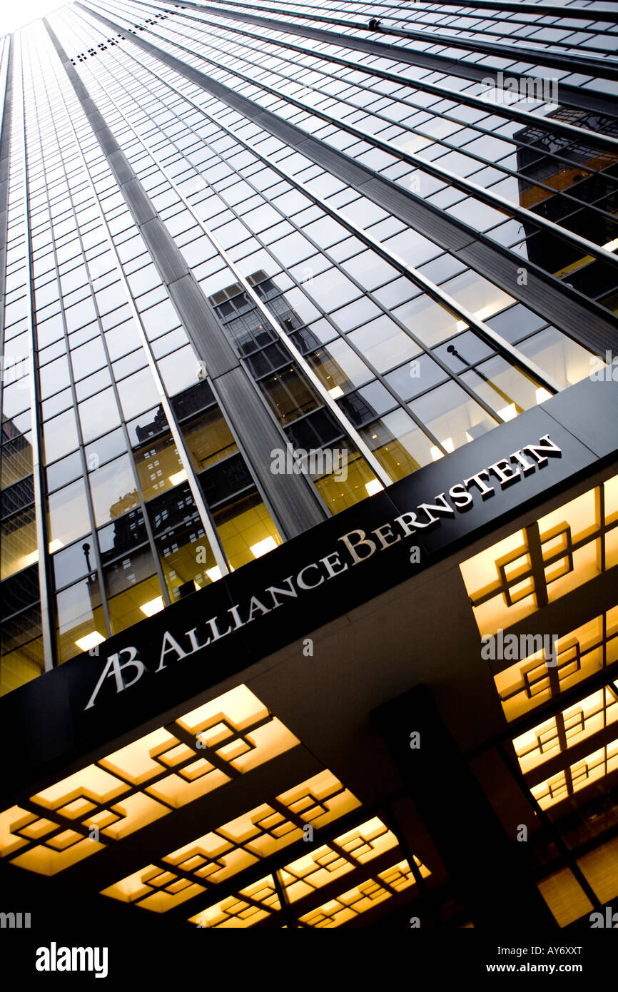 Alliance Bernstein, New York. Investing Stock Photo - Alamy