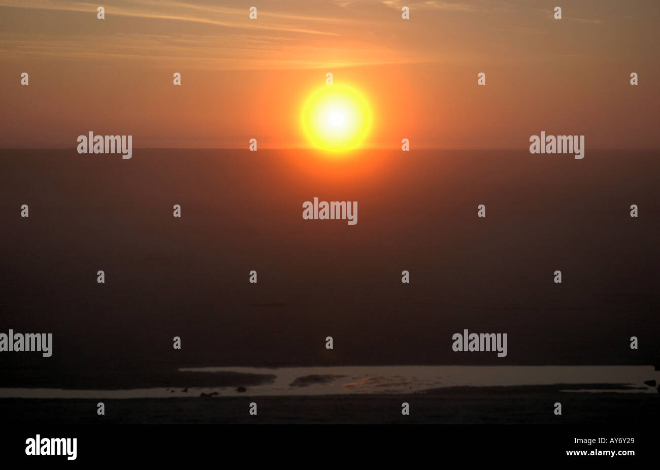 Sunrise at Mont Mount Mount Saint Michel Normandy English Channel La ...