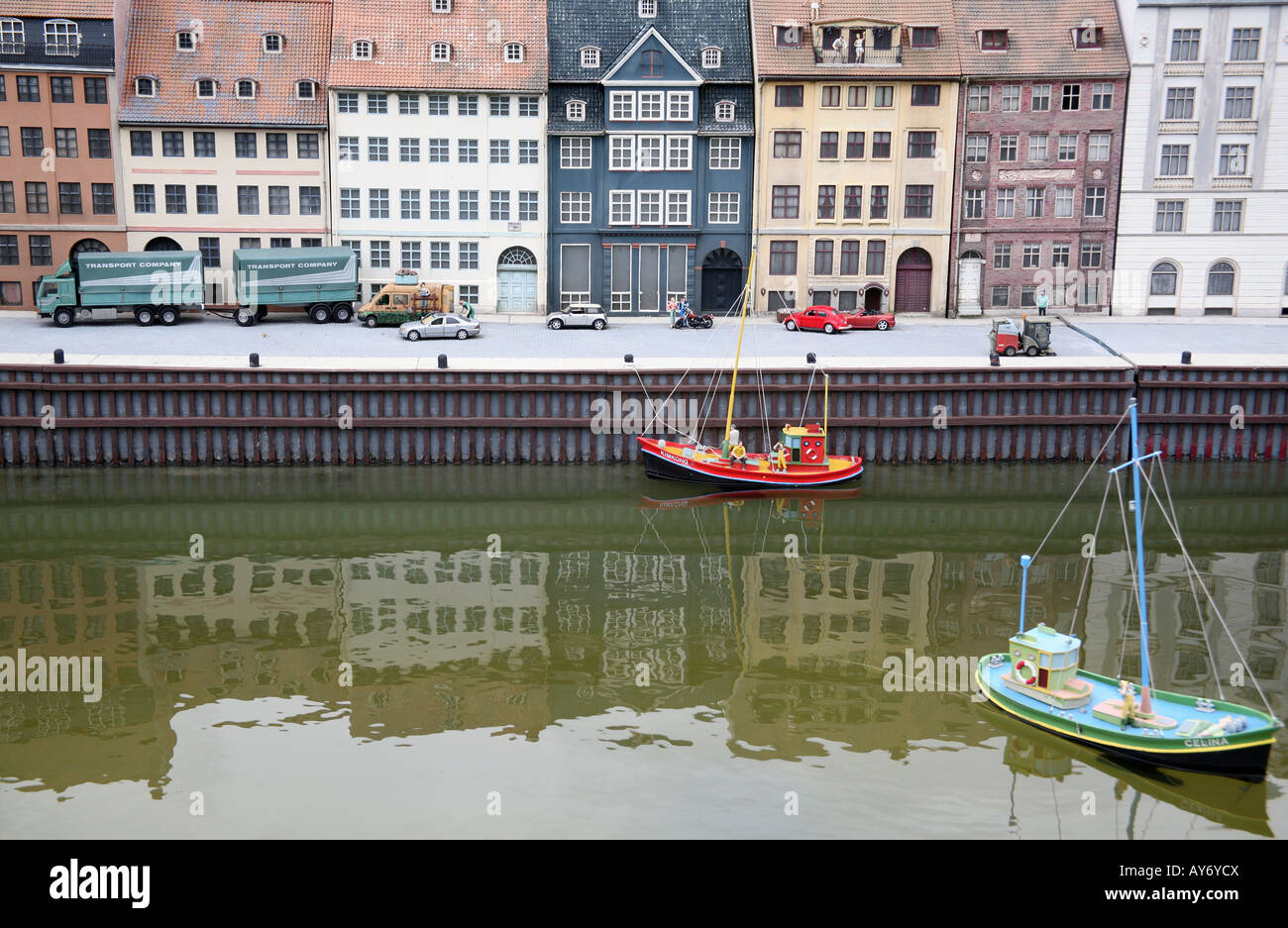 Harbour scene in mini europe model hi-res stock photography and images ...