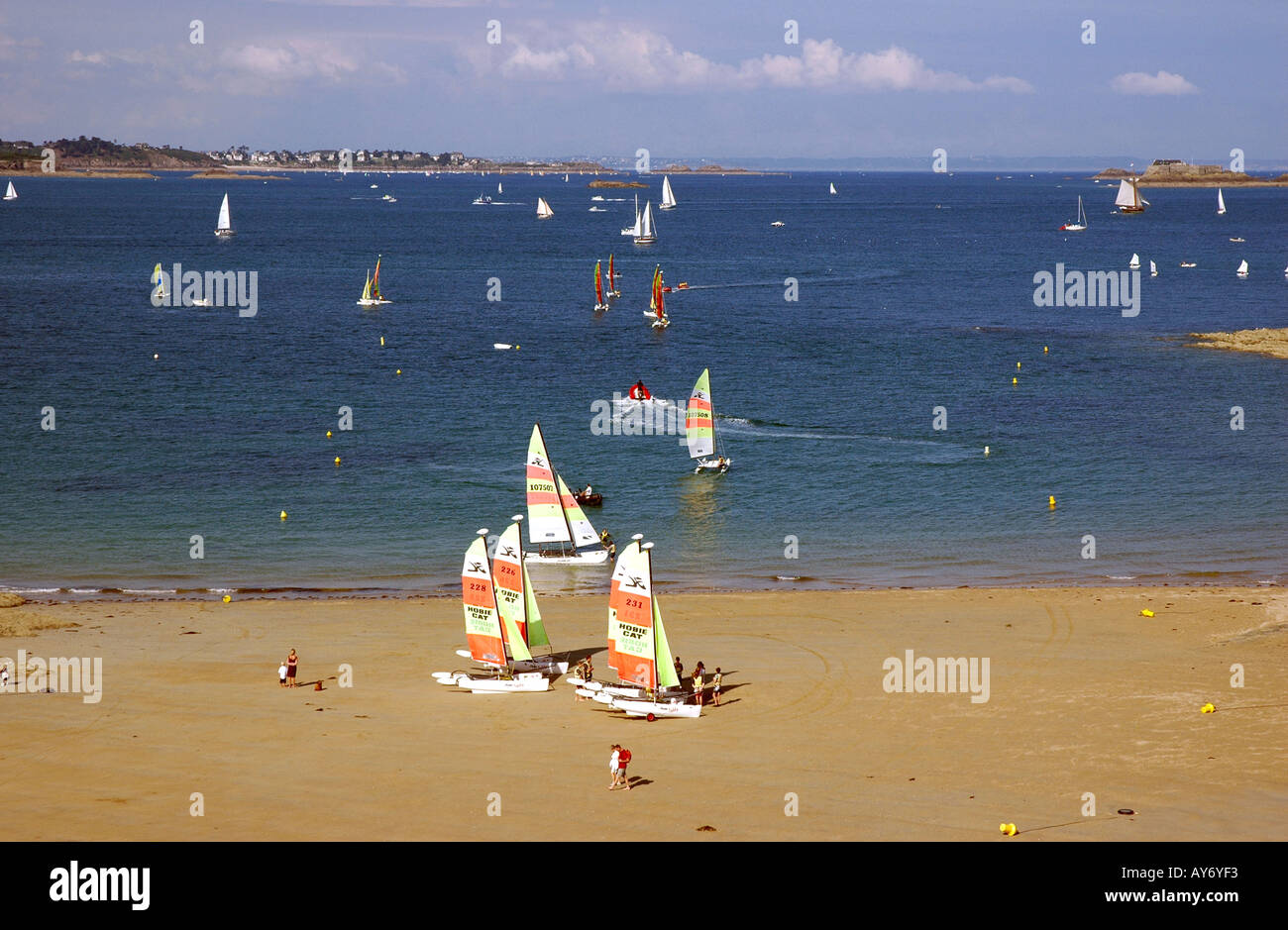 Summer blue sea colourful outlook view hi-res stock photography and ...