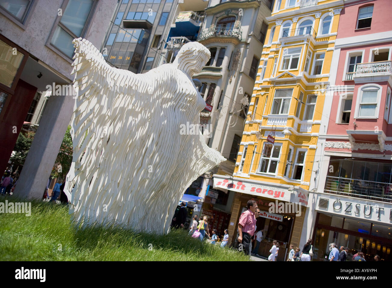 Akdeniz sculpture by Ilhan Koman in Galatasaray on Istiklal Avenue ...