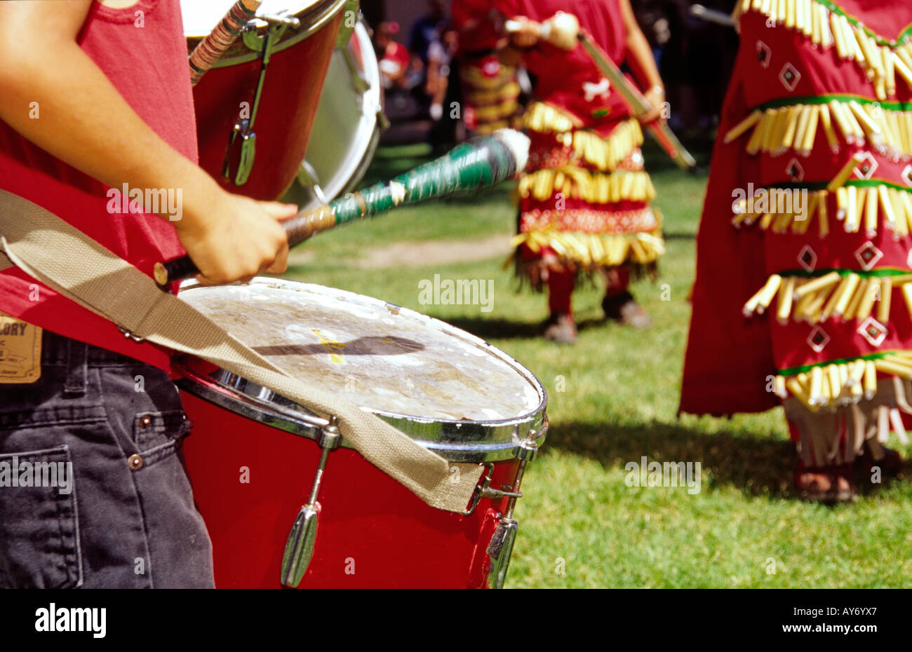 The ethnic dance troop Danza Matachin Pavo Real perform at the Cinco de ...